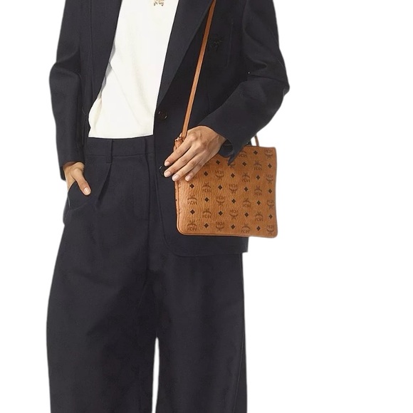 MCM | Bags | Mcm Crossbody Purse In Visetos | Poshmark
